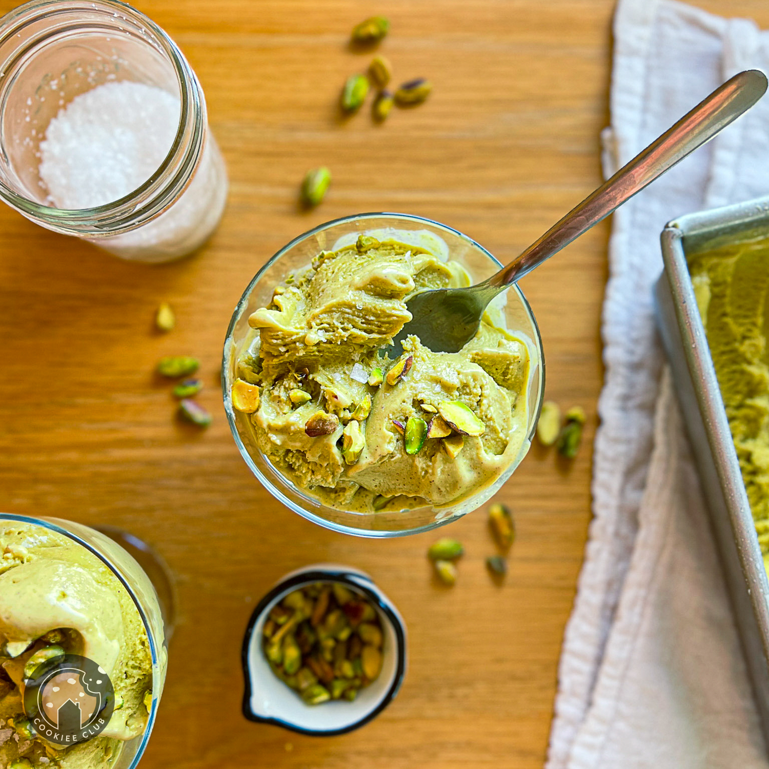 Simplistic Sicilian Pistachio Gelato - Cookiee Club